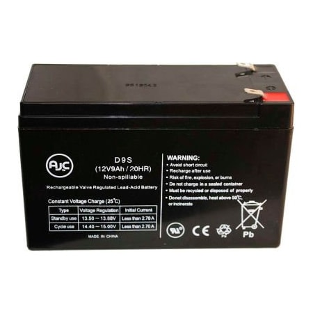 Battery Clerk AJC Leoch DJW12-9.0 T2, DJW 12-9.0 T2 12V 9Ah UPS Battery ...